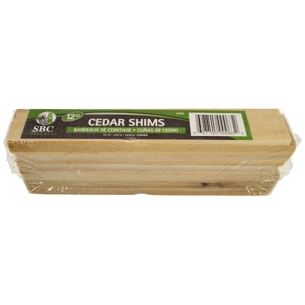 Midwest Fastener 1-1/2" x 7-3/8" Cedar Wood Shims 30PK 50194 | Zoro