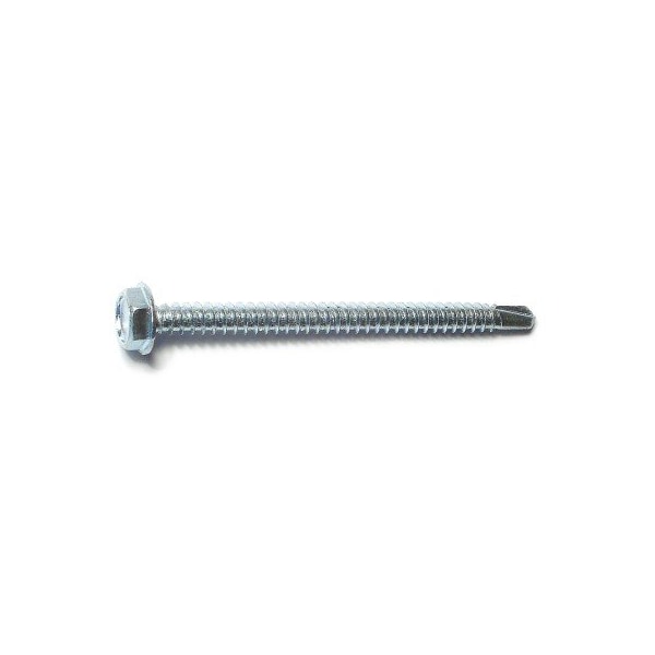 Midwest Fastener Self-Drilling Screw, #10 x 2-1/2 in, Zinc Plated Steel ...