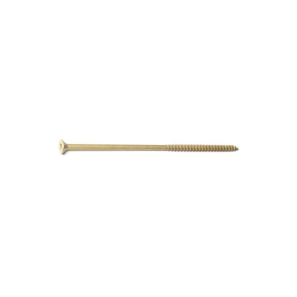 Saberdrive Deck Screw, #12 x 6 in, Steel, Flat Head, Torx Drive, 25 PK ...