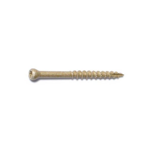 Saberdrive Deck Screw, #8 x 2 in, Steel, Trim Head, Torx Drive, 173 PK ...