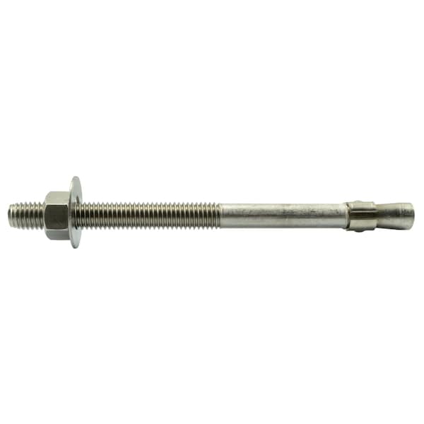 Red Head Trubolt Wedge Anchor, 7" L, Stainless Steel 10 PK 51947 | Zoro