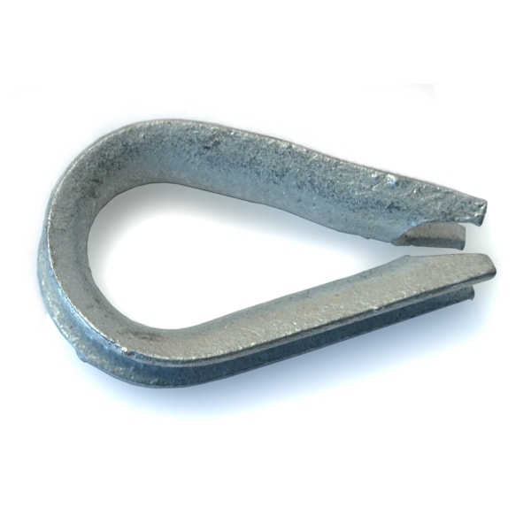 Midwest Fastener 5/16" Galvanized Steel Wire Rope Thimbles 5PK 54681 | Zoro
