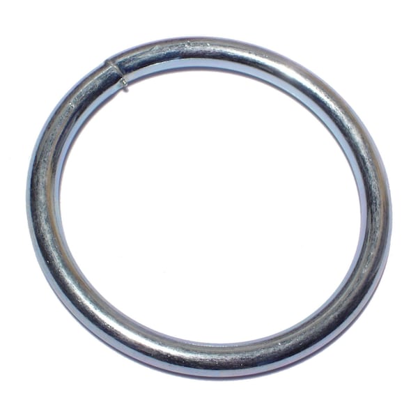 Midwest Fastener 1/4" x 2-1/2" Zinc Plated Steel Welded Rings 4PK 60232 ...