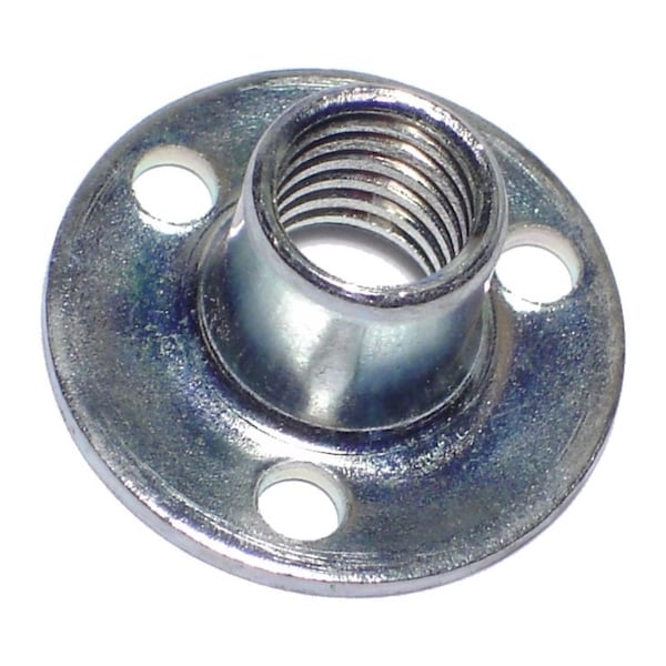 Midwest Fastener T-Nut, 3/8"-16, Steel, Zinc Plated, 7/16 in Barrel Ht ...