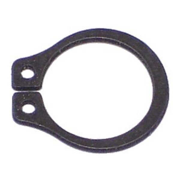Midwest Fastener External Retaining Ring, Steel Black Phosphate Finish ...