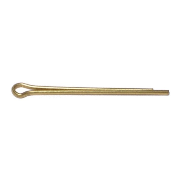 Midwest Fastener 3/32" x 1-1/2" Brass Cotter Pins 20PK 61244 | Zoro