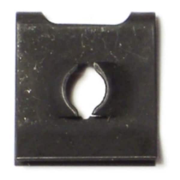 Midwest Fastener Spring Nut, #10-24, U Shape, Steel, Not Graded, Zinc ...