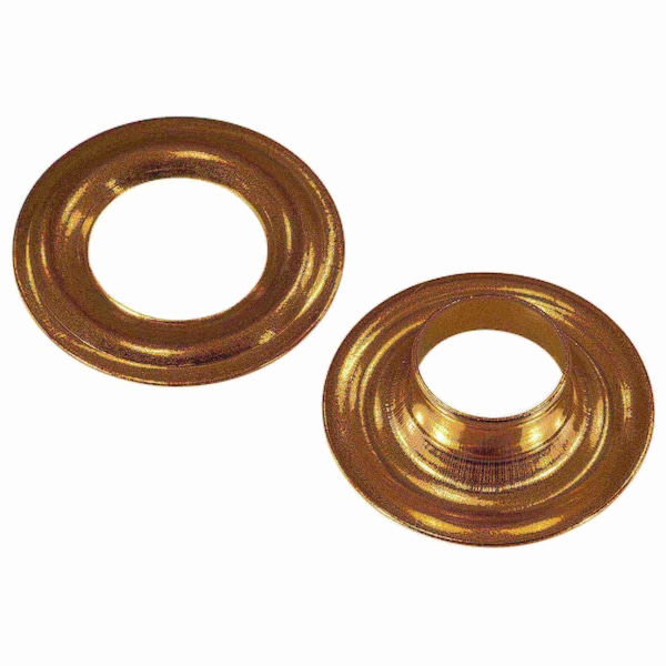 Midwest Fastener 3/8" Brass Grommets 15PK 64313 | Zoro