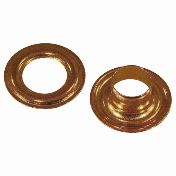 Midwest Fastener 1/2" Brass Grommets 15PK 64314 | Zoro