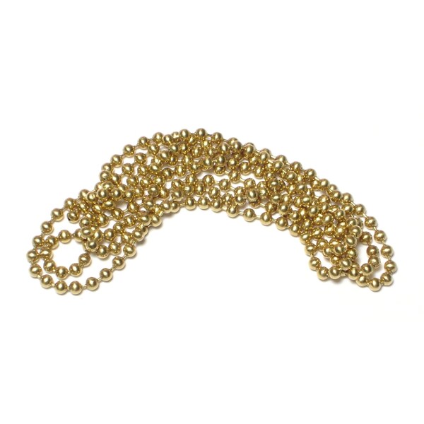 Midwest Fastener #6 x 3' Brass Ball Chains 3PK 64635 | Zoro