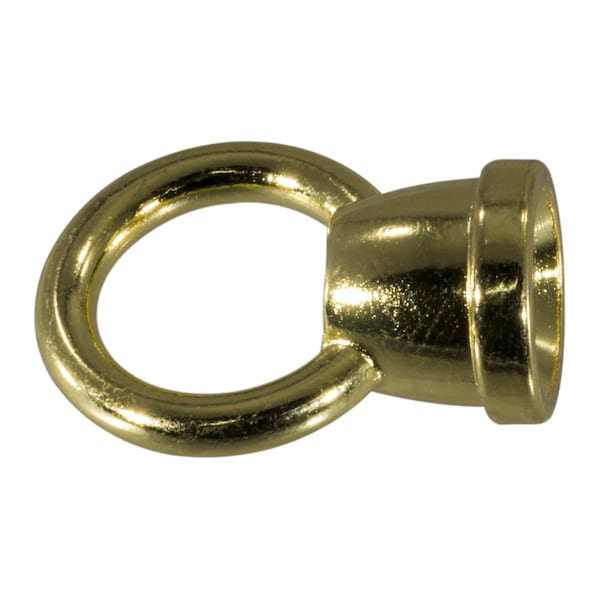 Midwest Fastener 1/8FIP x 1-1/4" Solid Brass Loops 5PK 64712 | Zoro