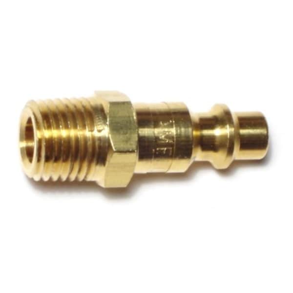 Midwest Fastener 1/4IP Zinc Plated Steel Male Air Hose Connectors 4PK ...