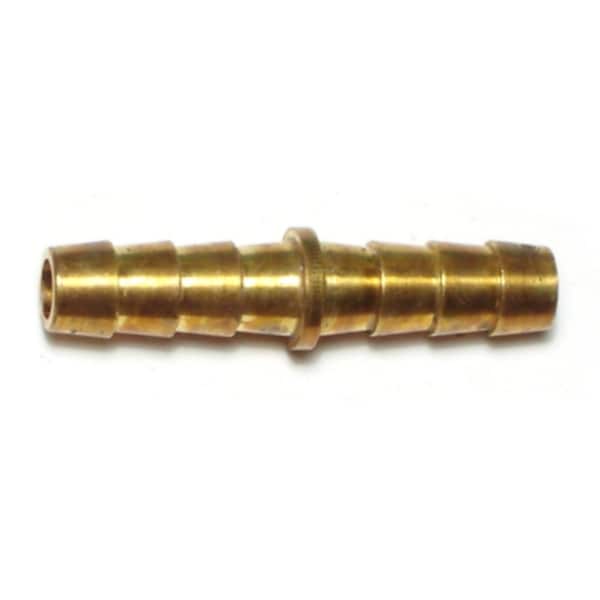 Midwest Fastener 1/4" Brass Air Hose Splicers 4PK 66526 | Zoro