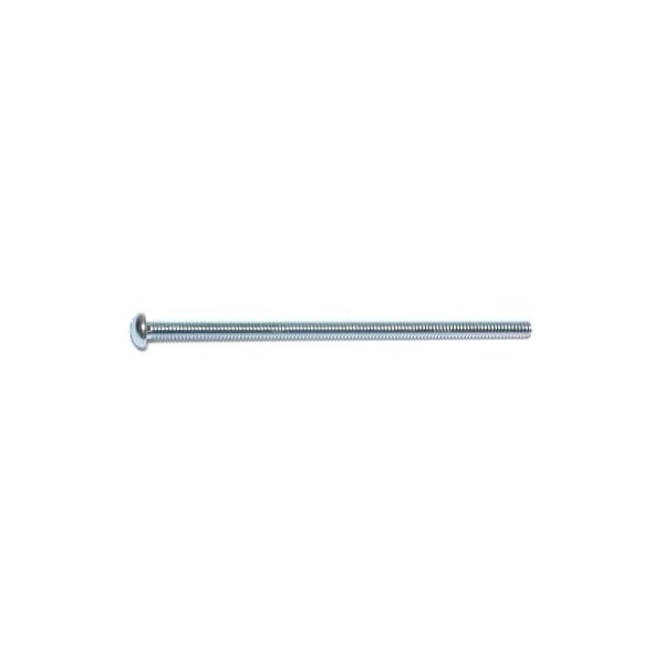 Midwest Fastener #8-32 x 3-1/2 in Slotted Round Machine Screw, Zinc ...