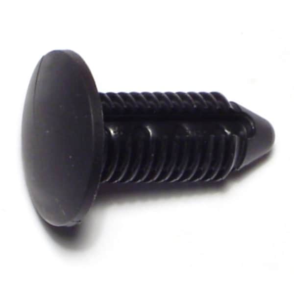 Midwest Fastener 10mm x 22mm x 28mm Black Plastic Hole Bumper Retainers ...