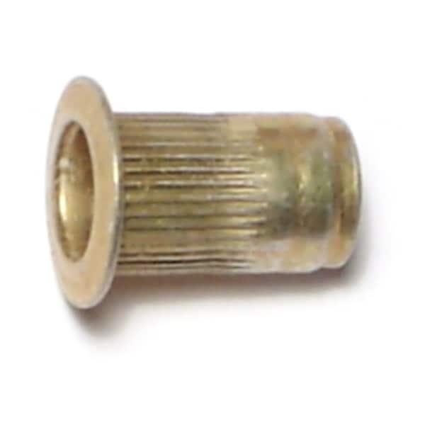 Midwest Fastener Blind Nut Insert, #10-24 Thrd Sz, Steel, 10 PK 69323 ...