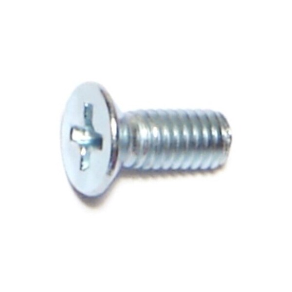 Midwest Fastener M4-0.70 x 10 mm Phillips Flat Machine Screw, Zinc ...