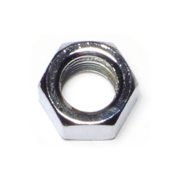 Midwest Fastener Hex Nut, 7/16"-20, Steel, Grade 5, Chrome Plated, 10 ...