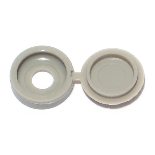 Midwest Fastener Folding Screw Cap, #8 - #10 Dia, Gray, Nylon 15 PK ...