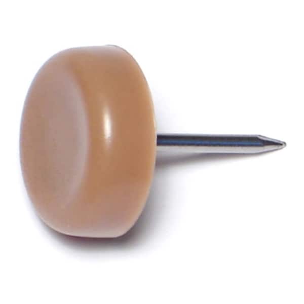 Midwest Fastener 3/4" Beige Plastic Pan Head Tack Glides 15PK 76603 | Zoro