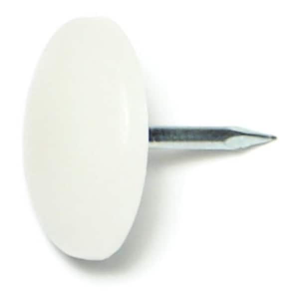 Midwest Fastener 3/4" Domed Head Plastic Dome Tack Glides 15PK 76604 | Zoro