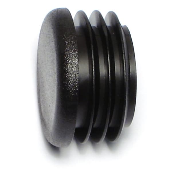 Midwest Fastener 1" Black Plastic Round Cap Plugs 4PK 76663 | Zoro