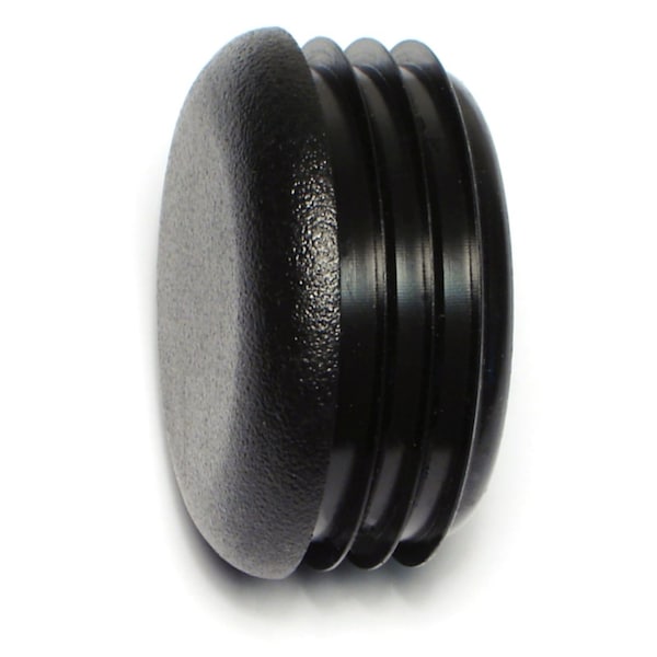 Midwest Fastener 1-3/4" Black Plastic Round Cap Plugs 2PK 76665 | Zoro
