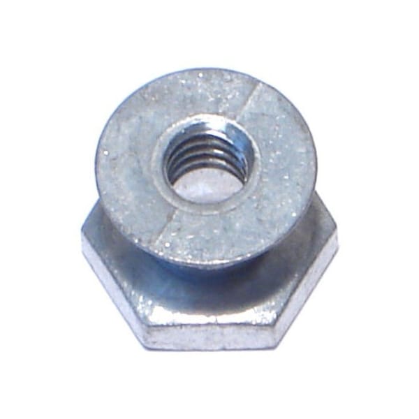 Midwest Fastener Breakaway Lock Nut, 1/4"-20, Zinc, Zinc Plated, 10 PK ...