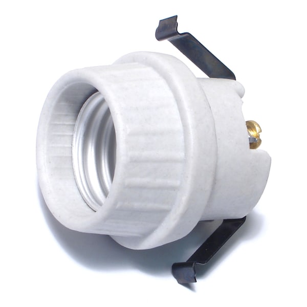 Midwest Fastener Medium Base Porcelain Shallow Back Snap-In Sockets 3PK ...
