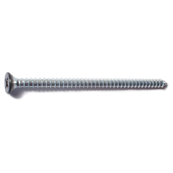 Midwest Fastener Wood Screw, #9, 3 in, Black Steel Flat Head Phillips ...