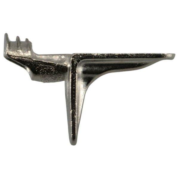 Midwest Fastener 5mm Nickel Angle Locking Shelf Support 8PK 930423 | Zoro
