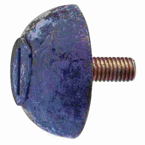 Midwest Fastener #10-32 x 1" Rubber Fine Thread Male Spherical Bumper ...