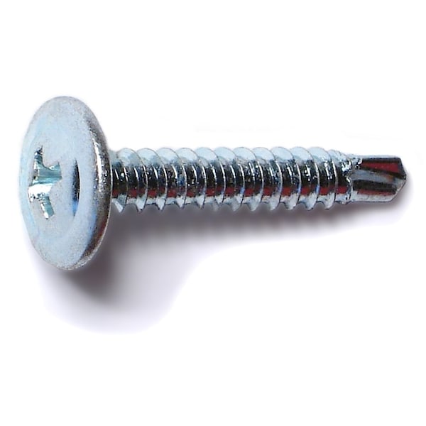 Midwest Fastener Self-Drilling Screw, #8 x 1 in, Zinc Plated Steel ...