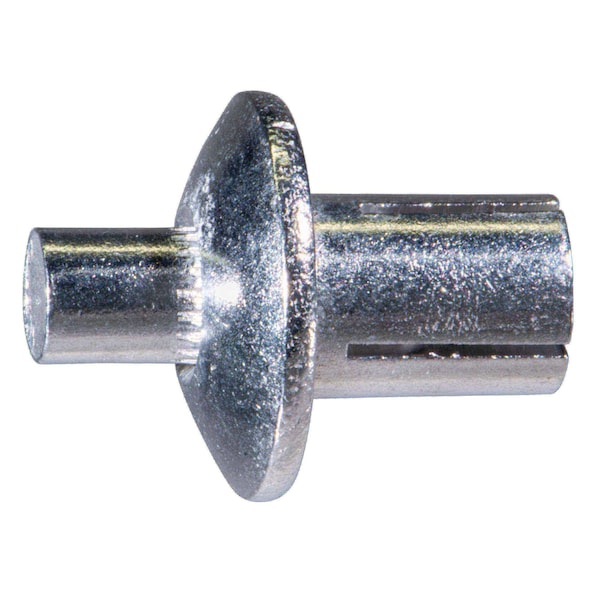 Midwest Fastener Nail Drive Anchor, 3/8" Dia., 1/2" L, Aluminum 4 PK ...