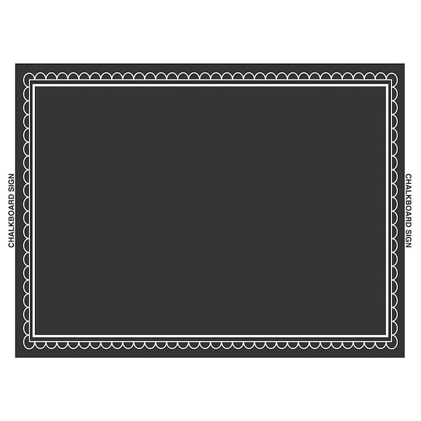 Hy-Ko Chalkboard Sign Blank, 10PK A00246 | Zoro