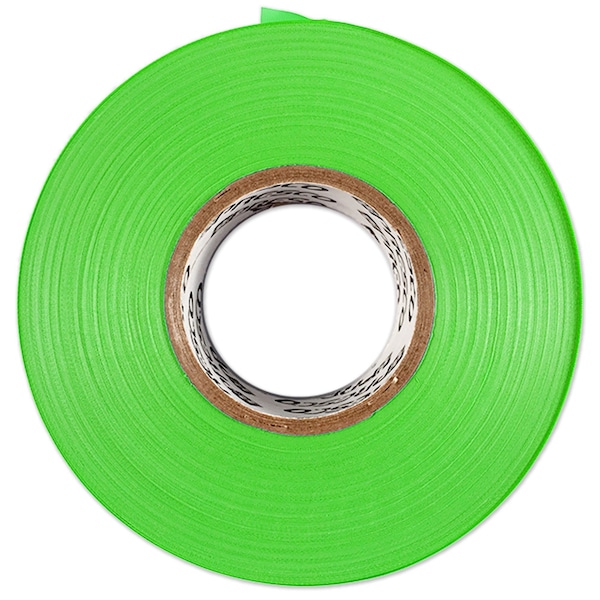 Hy-Ko 150Ft Lime Flagging Tape Roll Flagging Tape, 12PK A10564 | Zoro