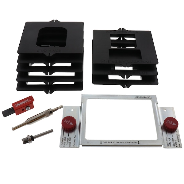 Milescraft Hinge Mate 350 Complete Door Mortising Kit for Routers 1220 ...
