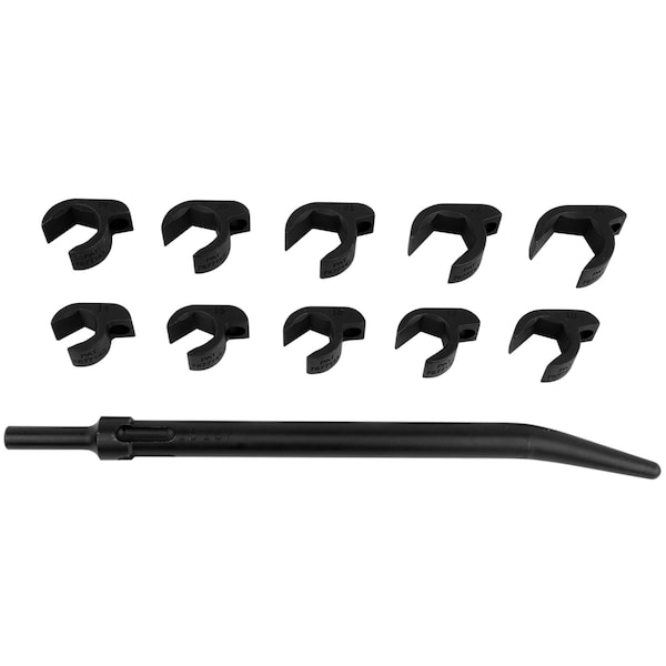 Milton ShockIt Crows Foot Set, 10-Piece Metric - Heavy Duty Industrial ...