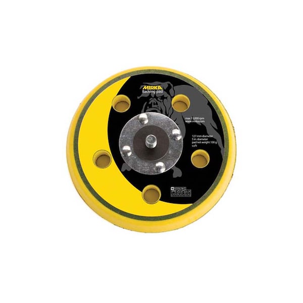 Mirka Backup Pad 5" Grip 5H Soft 105SGV | Zoro