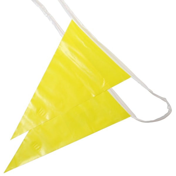 The Brush Man Perimeter Marking Flags - Yellow, 100 ft Line, 10PK ...