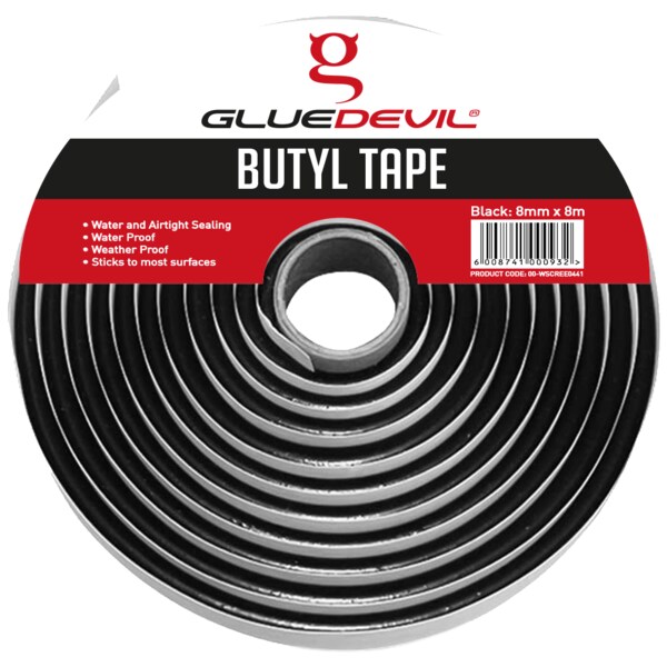 Gluedevil Window Weld Butyl Tape .3 In X .3 In/8Mmx8Mm, PK20 00 ...
