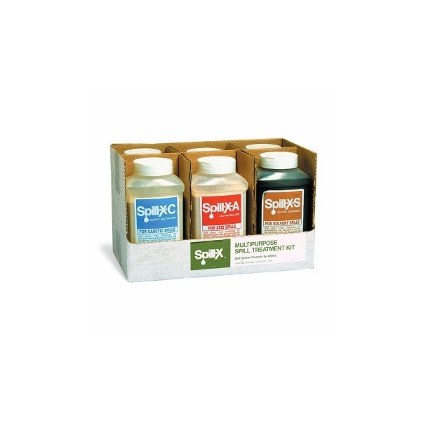 Spill-X Multi-Purpose Neutralizing Kit, 6PK GEN527 | Zoro