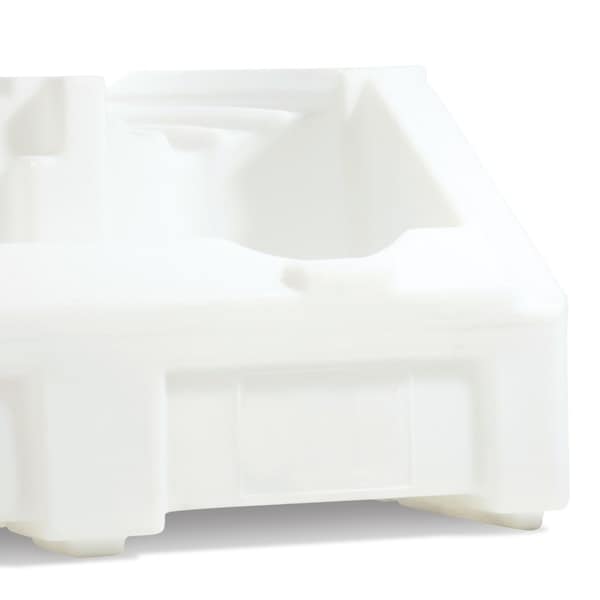 Pig PIG Double Poly Drum Rack White 53" L x 49" W x 23" H PAK182-WH | Zoro