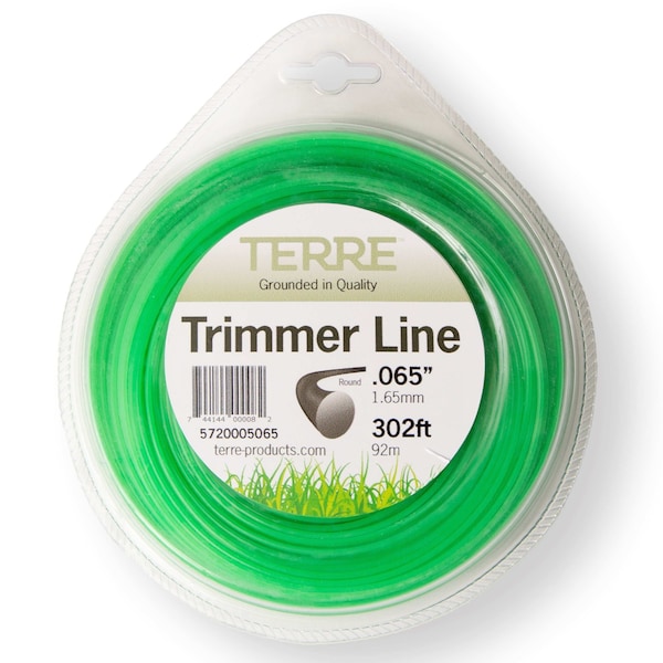 T Terre Residential Grade 065 Round Trimmer Line 1/2 lb. Trimmer String ...