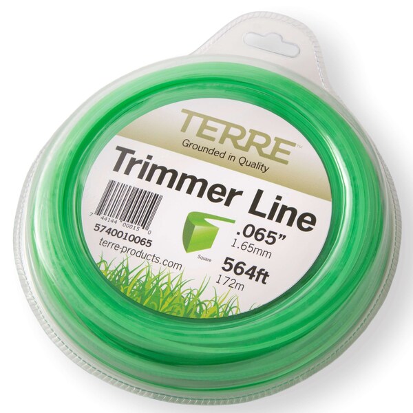 T Terre Residential Grade .065 Square Trimmer Line 1 lb. Trimmer String ...