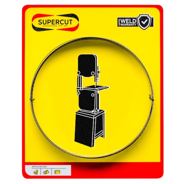 Supercut 160 L, 0.125 W, Carbon Steel, 0.025 Thick 208917 | Zoro