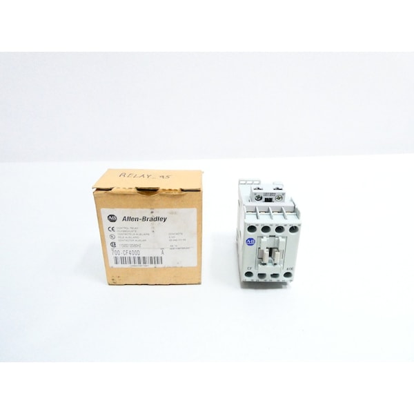 Allen Bradley 120V-AC CONTROL RELAY 700-CF400D | Zoro