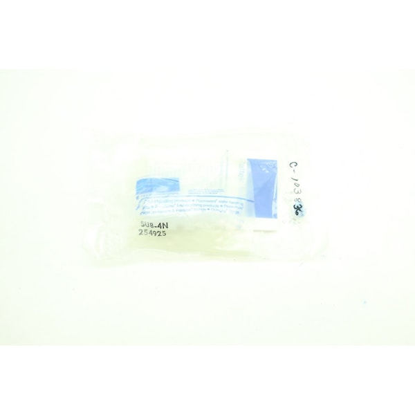 Fluoroware New Su8-4N Integral Ferrule Straight Union 1/2In 1/4In Npt ...