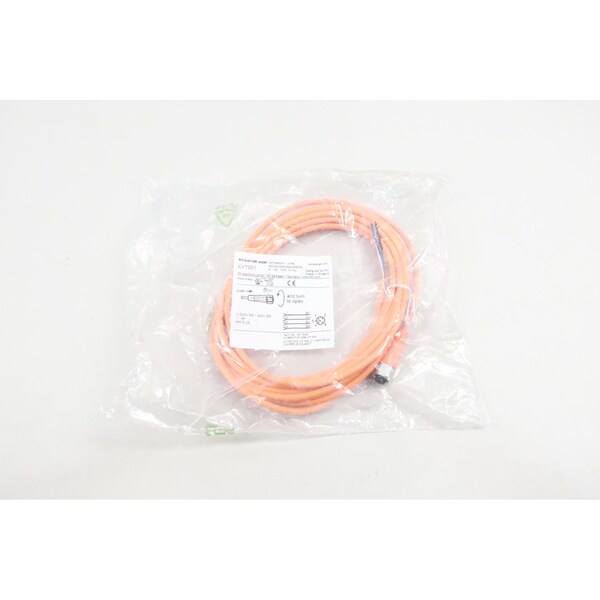 Ifm IFM EFECTOR EVT001 ECOMOT 400 FEMALE 5M 250V-AC CORDSET CABLE ...