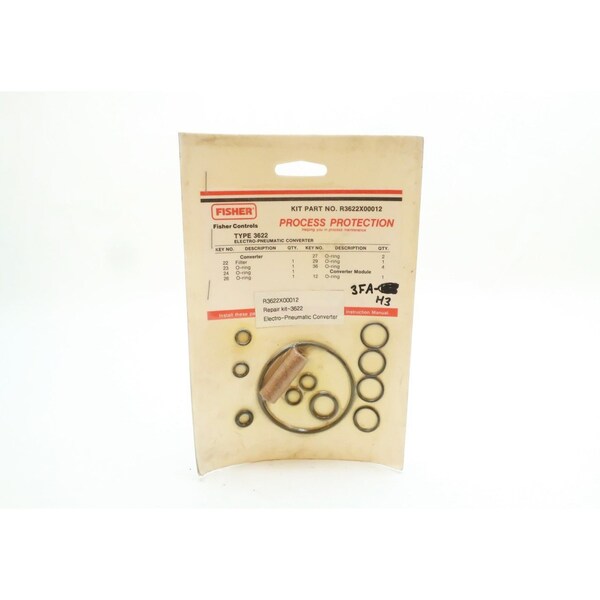 Fisher R3622X00012 3622 Electro-Pneumatic Converter Repair Kit Electro ...